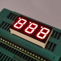China 0.4in CA 3-Digit 7-Seg LED, Ultra Bright Red Display for Temp Indicator for sale