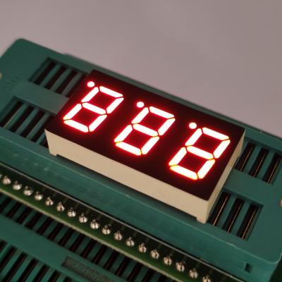 China 0.4in CA 3-Digit 7-Seg LED, Ultra Bright Red Display for Temp Indicator for sale