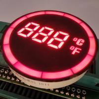 China Round Common Cathode 7-Segment LED Temperature Display Controller for sale