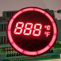 China Round Common Anode 7-Segment LED Temperature Display Controller for sale