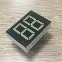 China Common Anode 20mm 2 Digit 7 Segment Ultra Bright White LED Display for Digital Water Heater for sale