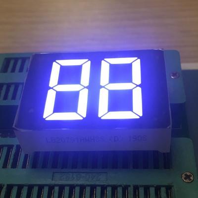 China 20mm White Color 2 Digit 7 Segment LED Display for Digital Water Heater for sale