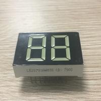 China 20mm White Color 2 Digit 7 Segment LED Display for Digital Water Heater for sale