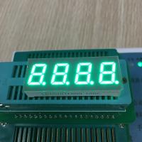China Pure Green 7 Segment LED Display 0.4 Inch 4 Digit High Luminous Intensity for sale