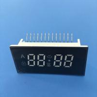 China Custom Ultra White 4-Digit Seven Segment Display IC for Oven Timer - 10.7mm Height, 120°C Max Temperature for sale