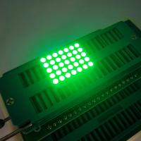 China 1.9mm Common Cathode DOT Matrix Pure Green LED Display for sale