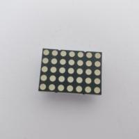 China Pure Green 3mm 5 X 7 DOT Matrix LED Display for Digital Time Zone Clock Indicator for sale