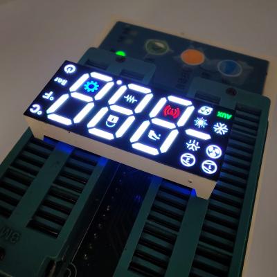 China 3 Digit 17mm 7 Segment LED Display Common Cathode for Refrigerator Controller for sale