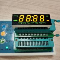 China Yellow/Green 4 Digit 7 Segment LED Display For Timer Control for sale