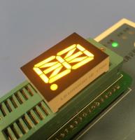 China 0.8 inch 16 Segment Alphanumeric LED Display Yellow Single Digit Common Anode For Elevator Indicator for sale