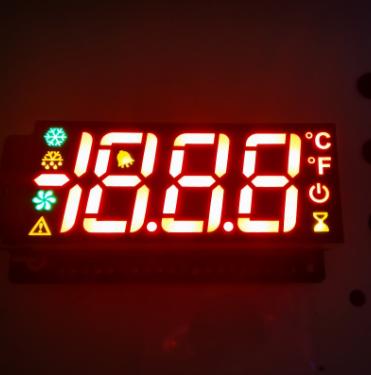 China High brightness Red/yellow/green Customized Three Digits 7 Segment LED Display for refrigerator control for sale