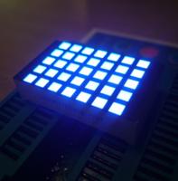 China Ultra bright blue 3mm 5*7 sqaure dot matrix led display row cathode column anode for elevator floor indicator for sale