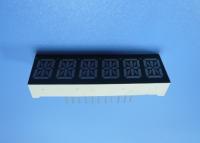 China Custom super green 0.39inch 6 digit 14 segment led display for instrument panel for sale