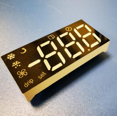 China Customized multicolour Triple Digit 7 Segment LED Display Module for Refrigerator Control Panel for sale
