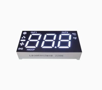 China Customized Ultra white 3 1/2 digit 7 segment led display for instrument panel for sale