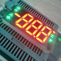 China Red/Pure Green LED Display 7 Segment 17mm common cathode for Digital Refrigeration Systems for sale