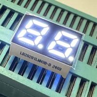 China Super Bright White 2 Digit 7mm 7 Segment LED Display Common Cathode for Home Appliances for sale