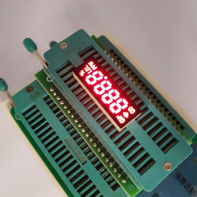 China Red 4 Digit 7 Segment LED Clock Display for Home Appliances for sale