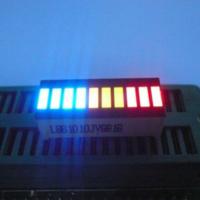 China 25.4x10.1mm Multi-color 10-segment LED Display Modules Lightbar for sale