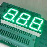 China Low Current Pure Green 20.32mm (0.8-Inch) 3-Digit 7-Segment Common Cathode LED Display for Temperature Controllers for sale