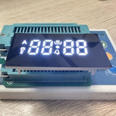 China Pure White 4 Digit LED Display 7 Segment Common Cathode for Digital Oven Timer Control for sale