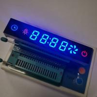 China Customized Blue/ Red/Yellow 7 Segment LED Display Module for Kitchen Hood Control for sale
