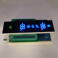 China Ultra Blue/Green Common Cathode 7-Segment LED Display for Refrigerator Controllers for sale