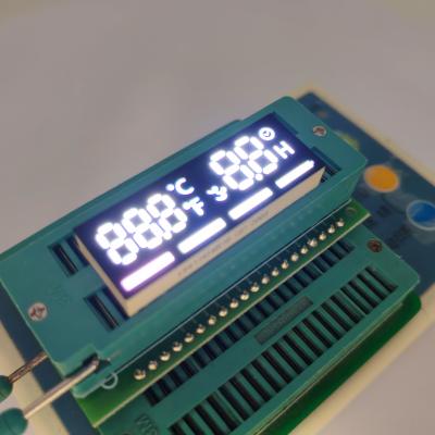 China 7 Segment LED Clock Display Module for Automotive Time/ Temperature Indicator for sale