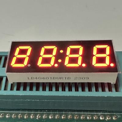 China Super Bright Yellow 4 Digit 7 Segment LED Display Common Cathode for sale