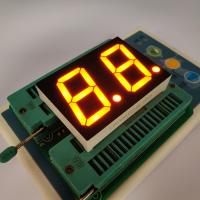 China 2-Digit Orange 7-Seg LED Temperature Display for sale