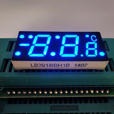 China Ultra-Bright Blue 7-Segment Display for Temperature Measurement for sale