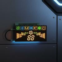 China Customized multicolour 7 Segment LED Display for air conditioner control for sale