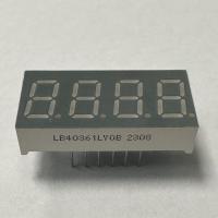 China 4 Digit 7 Segment LED Display Common Anode for Instrument Panel for sale