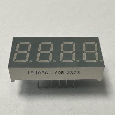 China 4 Digit 7 Segment LED Display Common Anode for Instrument Panel for sale