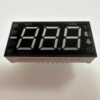 China Customized Ultra Bright White 3 Digit 7 Segment LED Display Common Cathode with Minus Sign for Temperature Control for sale