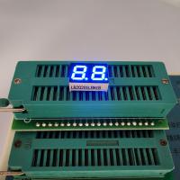 China Ultra Bright Blue 2digit 7 Segment LED Display for Electronic Systems for sale