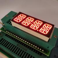 China 4-Digit 14-Segment Alphanumeric LED Display, Ultra Bright Red, for Taximeter / Metering Applications for sale