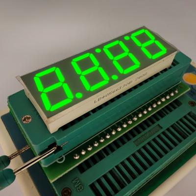 China 4-Digit 7-Segment LED in Yellow-Green, Designed for Induction Cookers for sale