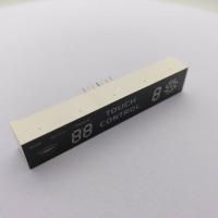 China Custom Blue 7 Segment LED Display Touch Button for Temperature Control for sale