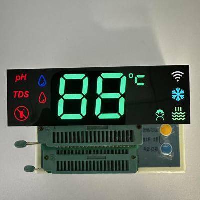 China Customized Multicolour Invisible 7 Segment LED Display for Water Dispenser for sale