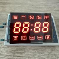 China WIFI-Controlled Ultra Bright Red 4-Digit 7-Segment Common Cathode LED segment displays for Digital Microwaves for sale