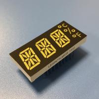 China Ultra Bright White 14 Segment Alphanumeric LED Display 3 Digit for Temperature Monitoring for sale