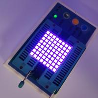 China Ultra Bright Purple 8x8 Square Dot Matrix LED Display for Elevators for sale