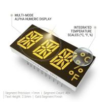 China 6 Digit 7 Segment LED Display LB60362WJ1B 9.2mm Common Cathode for Digital Countdown Timer Application for sale