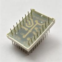 China Pure White 16 Segment LED Display 56.8mm Character Height 2.8-3.3V Digital Indicator for sale