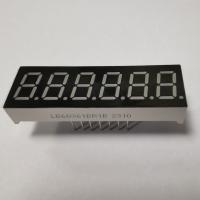 China 6 Digit 7 Segment LED Display with 9.2mm Height and Common Cathode for Digital Countdown Timer for sale