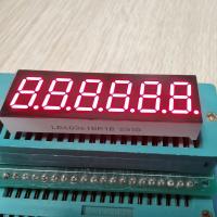 China 6 Digit 7 Segment LED Display with 9.2mm Height and Common Cathode for Digital Countdown Timer for sale