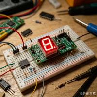 China Common Anode Surface Mount 7 Segment Display , 1 Digit 7 Segment Display Ultra Bright for sale