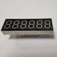 China Ultra Bright Red 0.36 inch 6-digit  7 Segment LED Display for Instrument Panel for sale