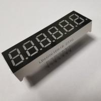 China Yellow 6 digit 0.36-inch 7 Segment LED Display Common Anode for Instrument Panel for sale